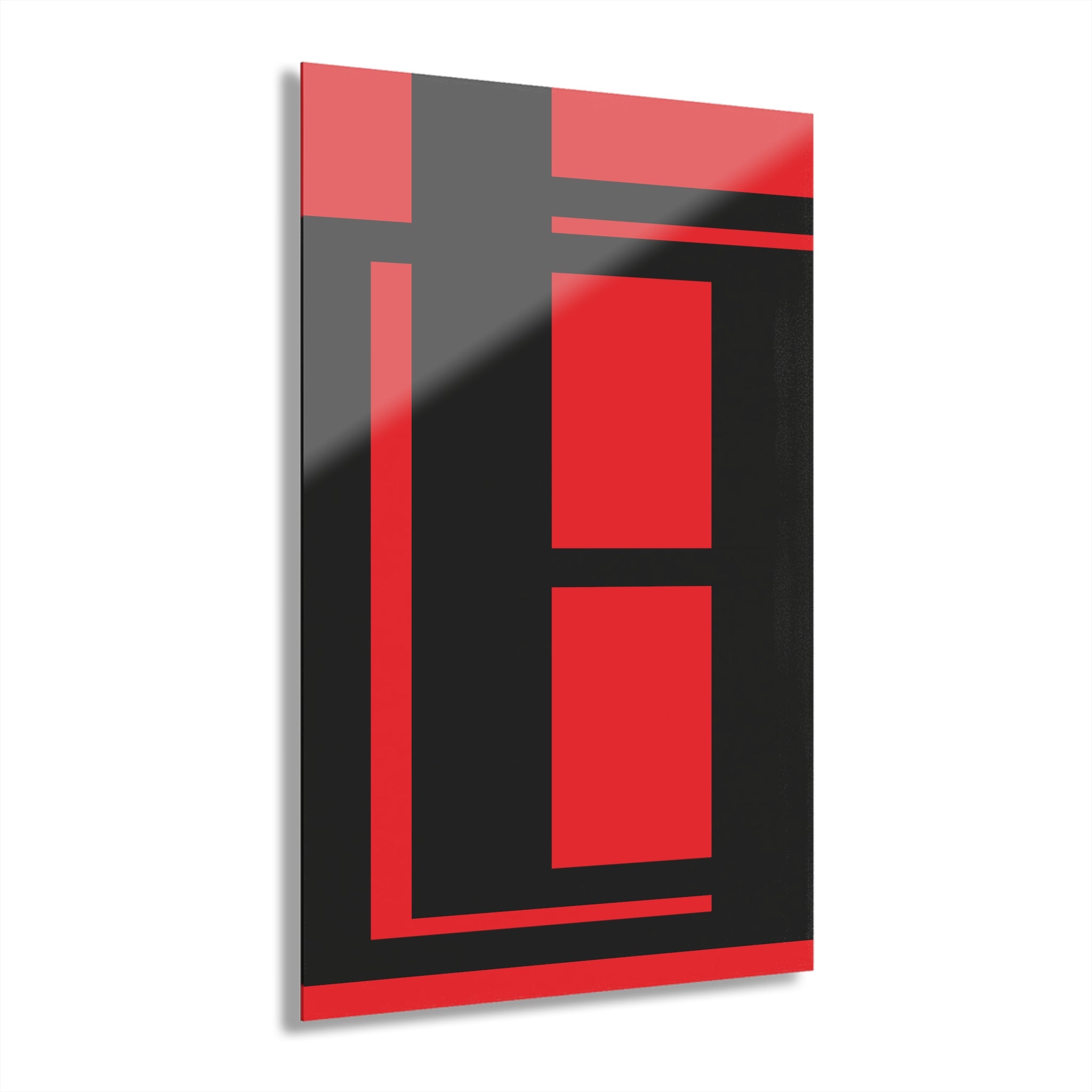 Aperture, Red, Acrylic Panel (24x36) – art-roe.com