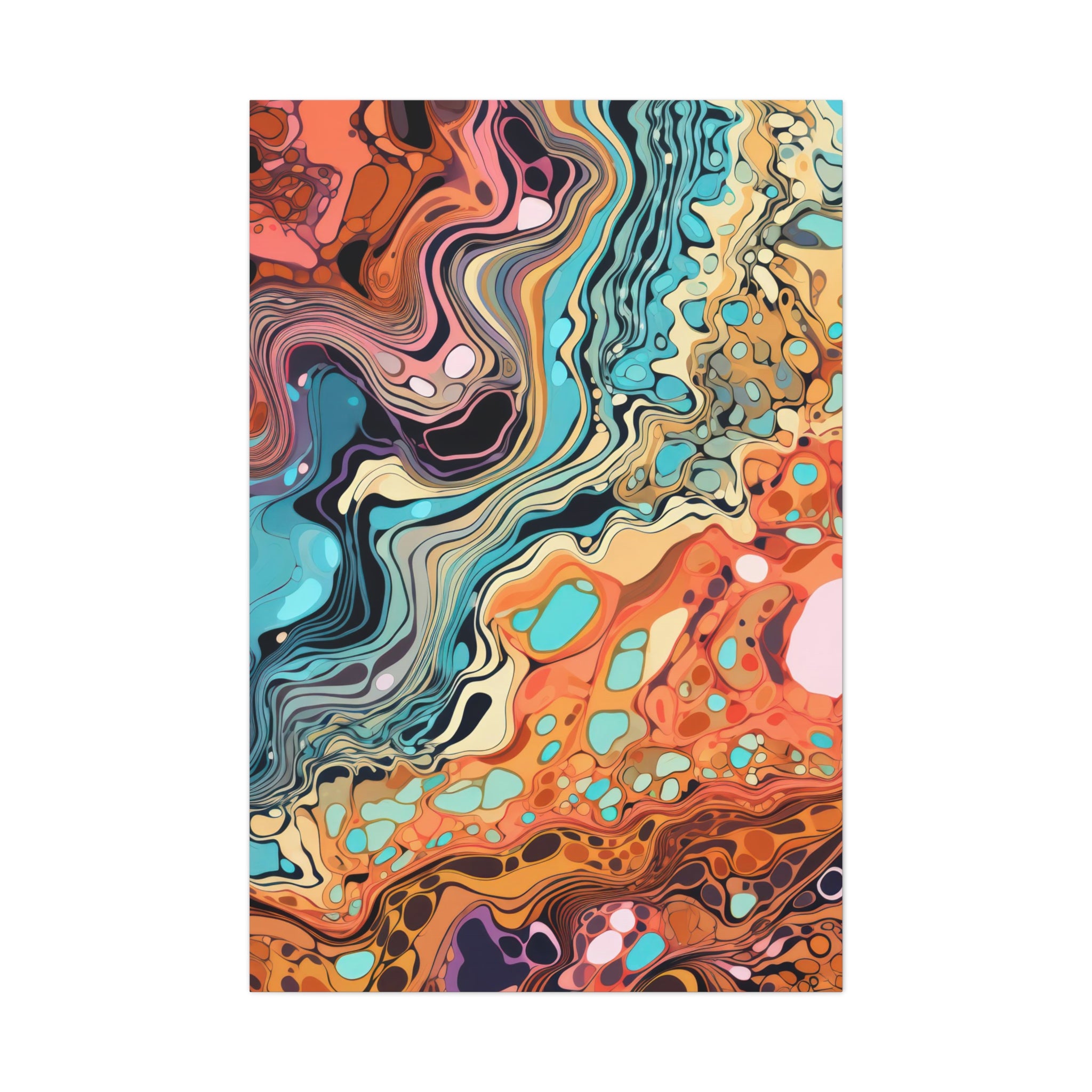 Motley Molecules, Canvas (40x60) – art-roe.com