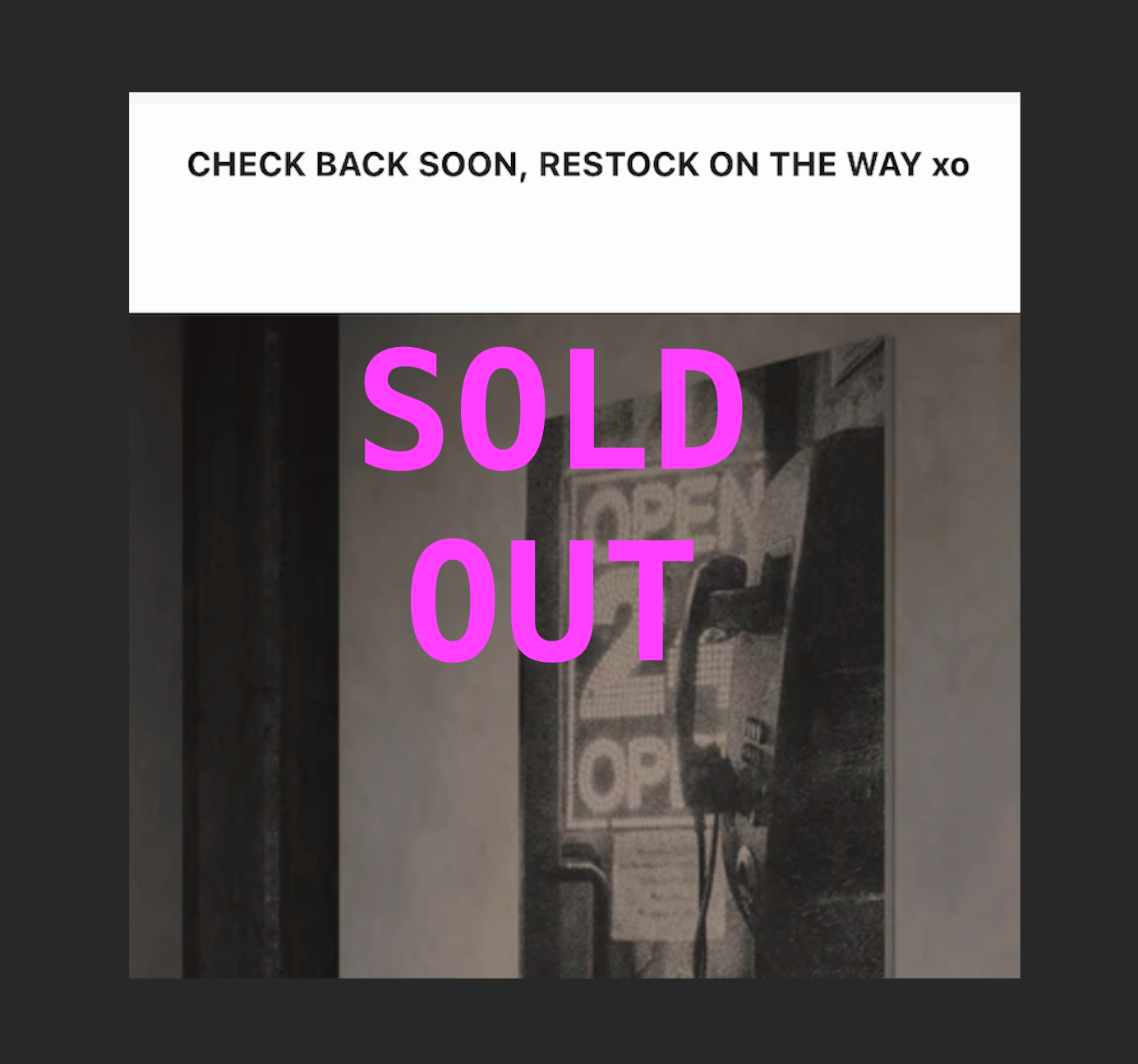 SOLD OUT – art-roe.com